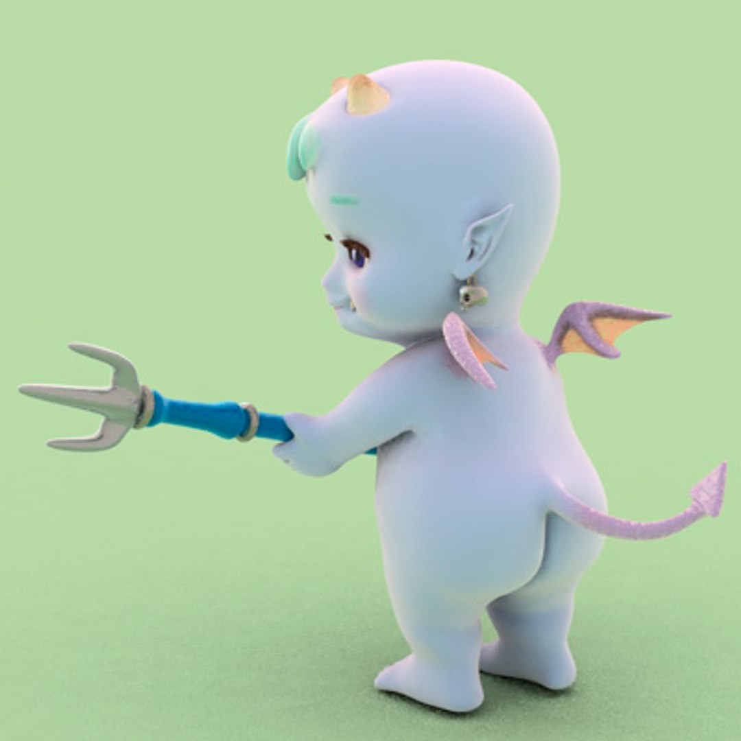 Devil Baby 3d Model