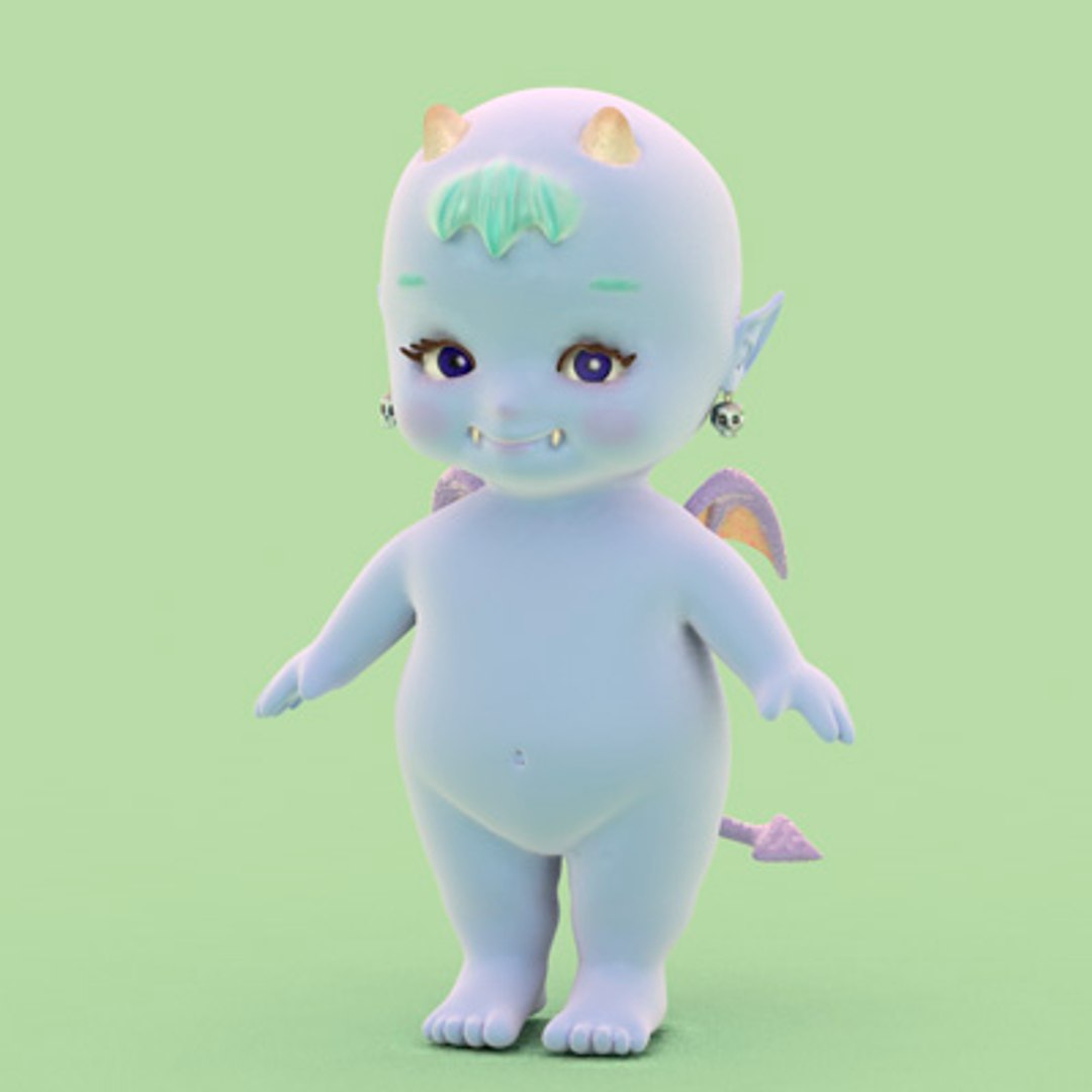 Devil Baby 3d Model