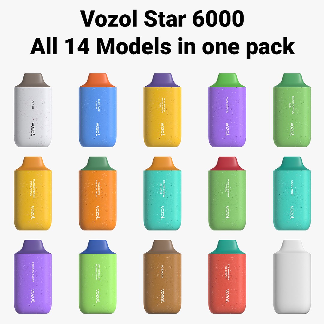Vozol Star 6000 - All 14 Model In One Pack 3D Model - TurboSquid 2009990