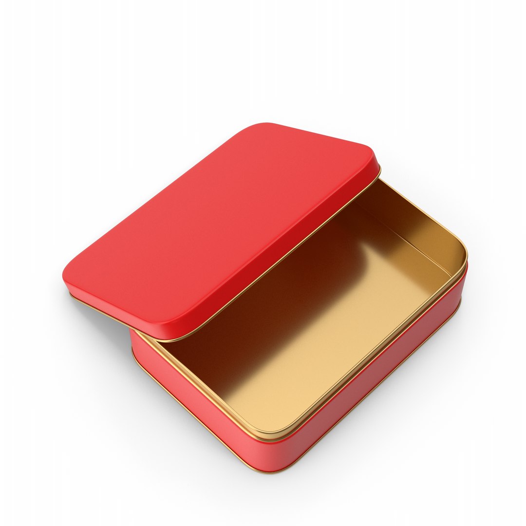 Red Metal Container Model - TurboSquid 2144425