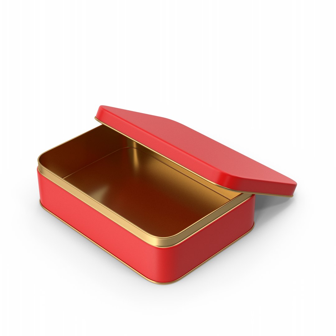 Red Metal Container Model - TurboSquid 2144425