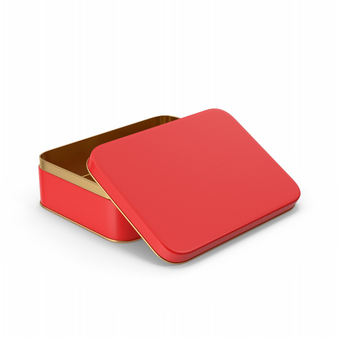 Red Metal Container Model - TurboSquid 2144425