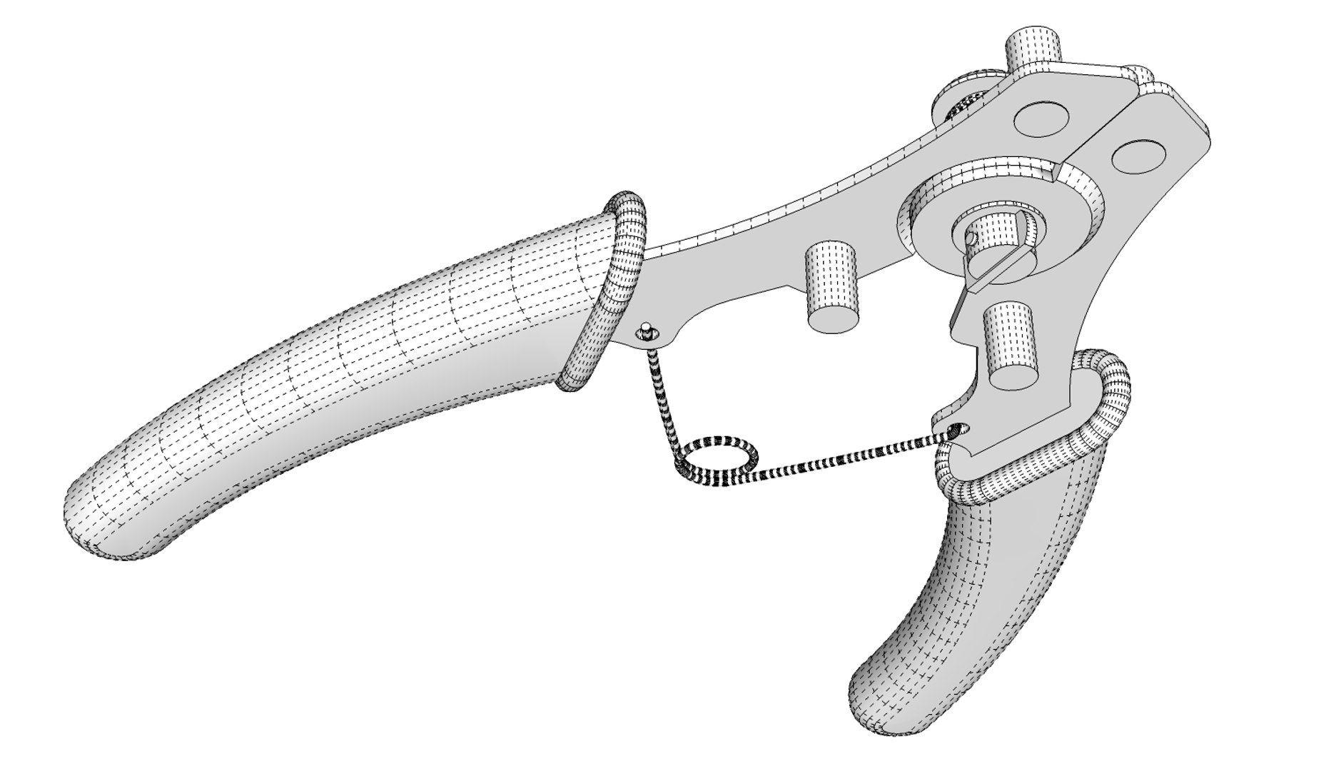 Pliers circlip 3D model - TurboSquid 1660018