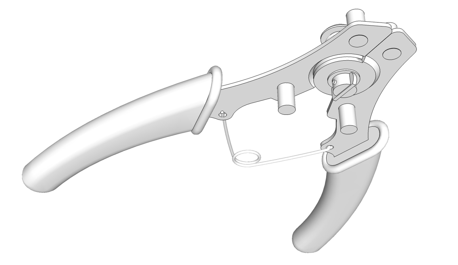 Pliers circlip 3D model - TurboSquid 1660018
