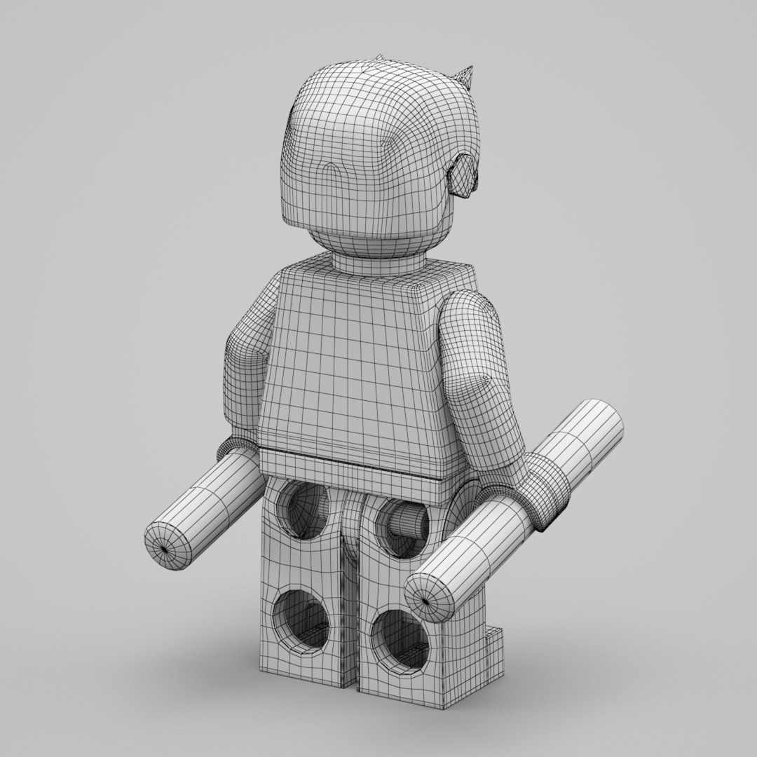 3D model daredevil lego - TurboSquid 1626120
