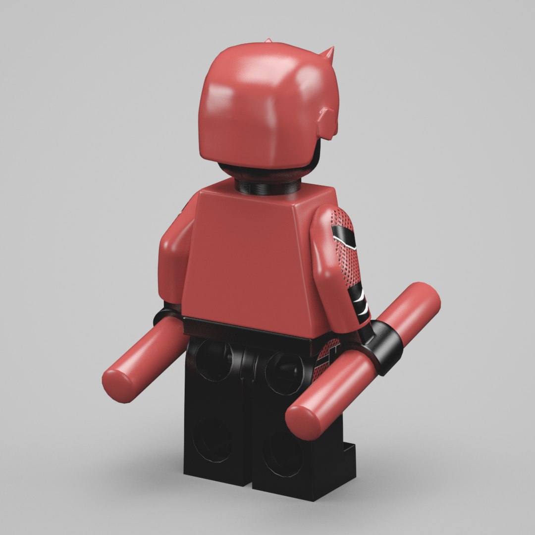 3D model daredevil lego - TurboSquid 1626120