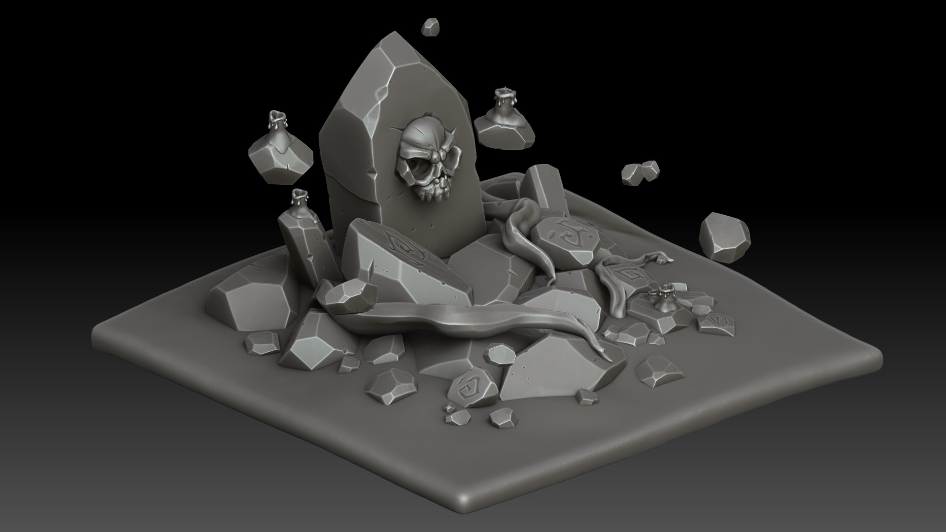 Stylized Totem 3D Model - TurboSquid 2076539