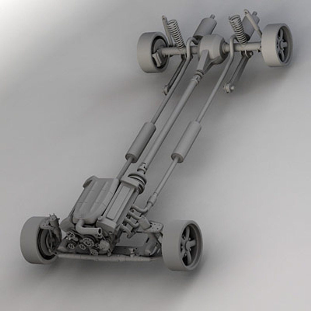 Classic Drive Suspension 3d Model