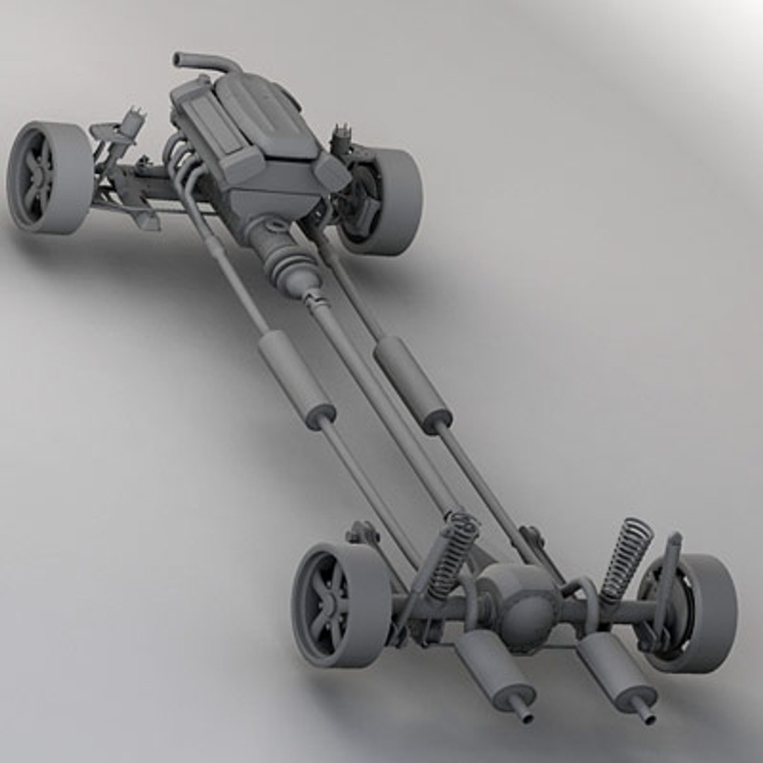 Classic Drive Suspension 3d Model