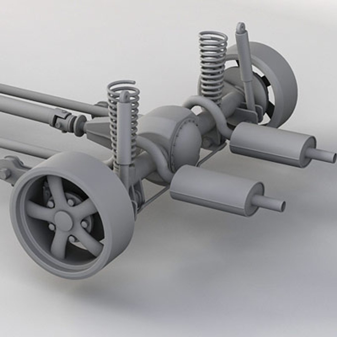 Classic Drive Suspension 3d Model