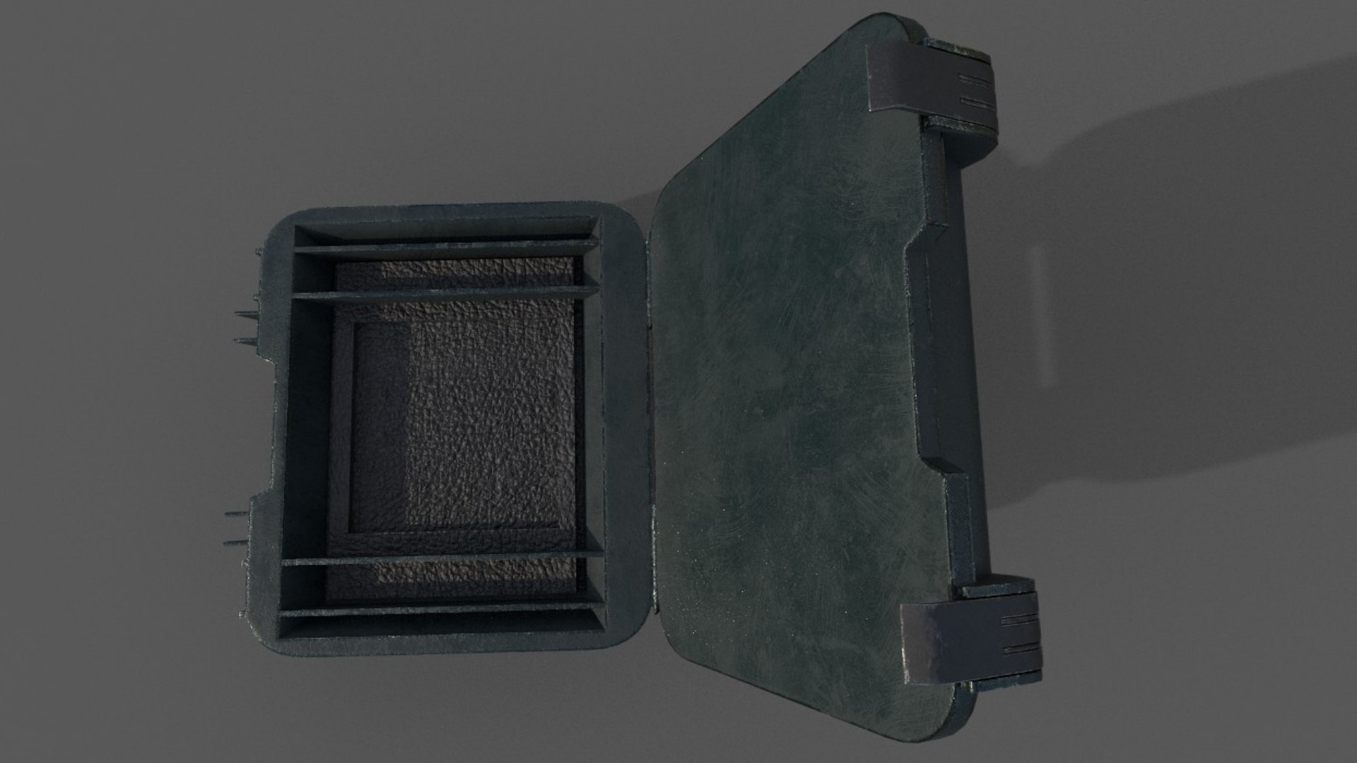 3D Weapon Case Model With Textures - Rigged - Detail VR AR 3D Model ...