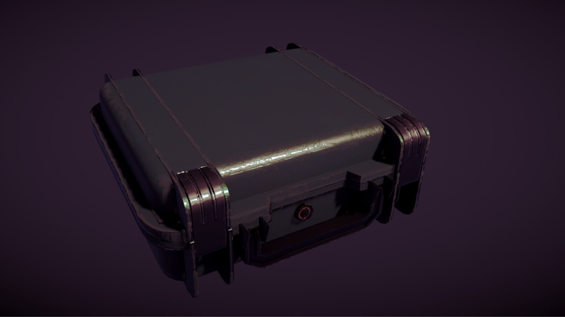 3D Weapon Case Model With Textures - Rigged - Detail VR AR 3D Model ...