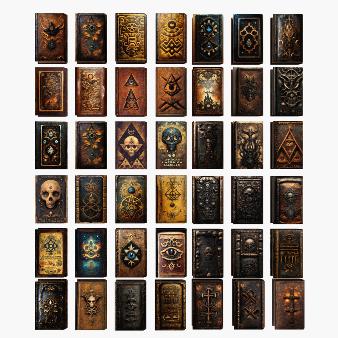 Ancient Magic Books Pack 42 model - TurboSquid 1950292