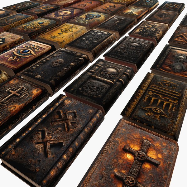 Ancient Magic Books Pack 42 model - TurboSquid 1950292