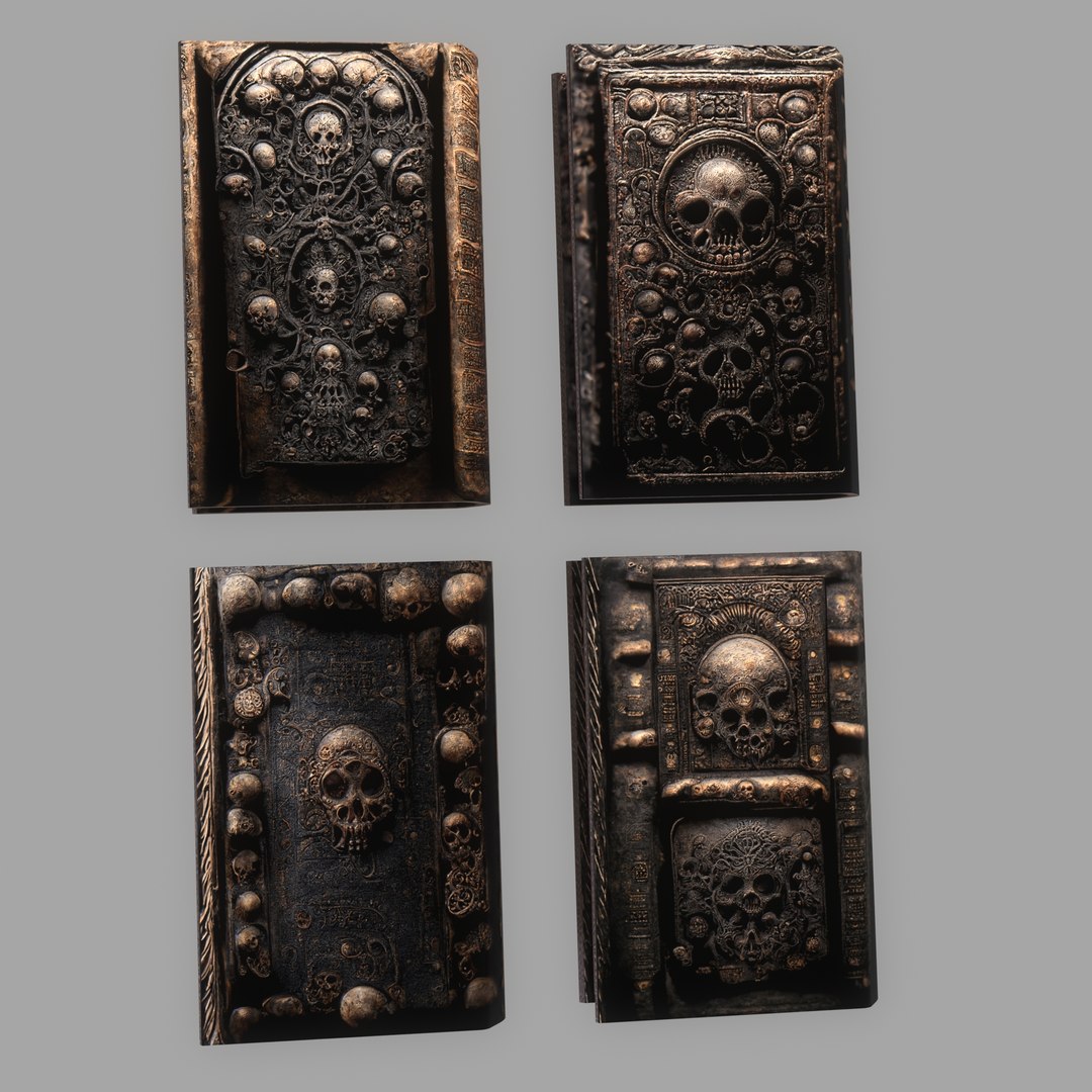 Ancient Magic Books Pack 42 Model - TurboSquid 1950292