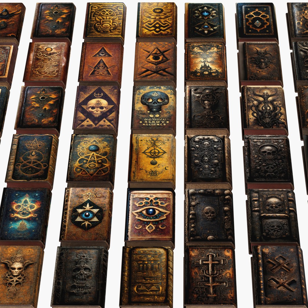 Ancient Magic Books Pack 42 Model - TurboSquid 1950292