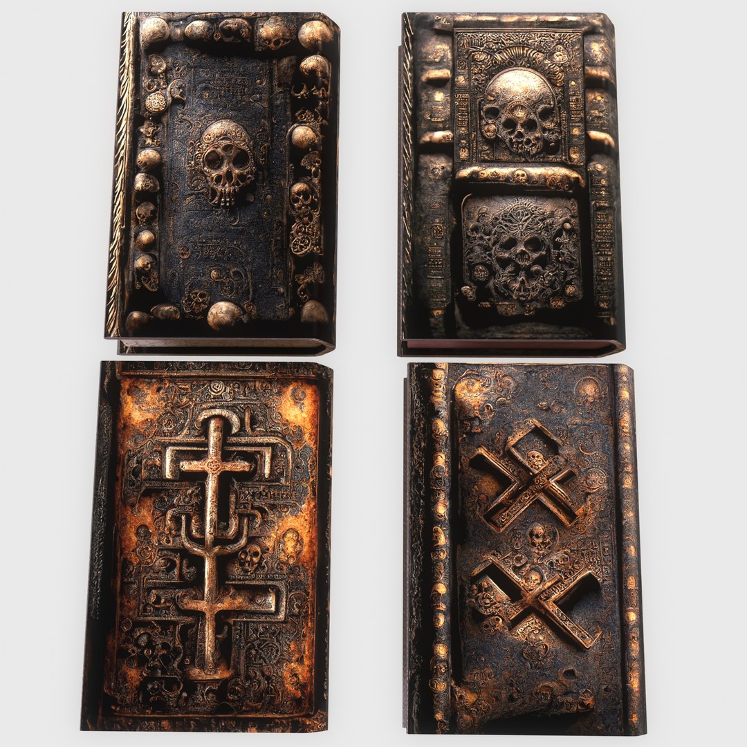 Ancient Magic Books Pack 42 Model - TurboSquid 1950292