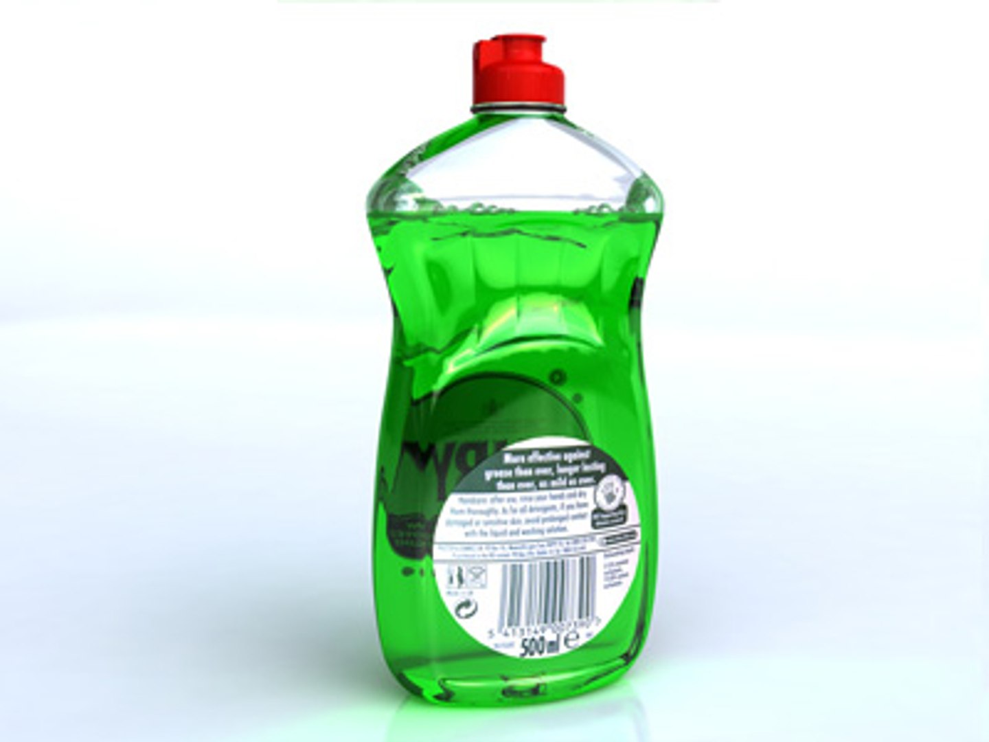 3d Model Fairy Liquid