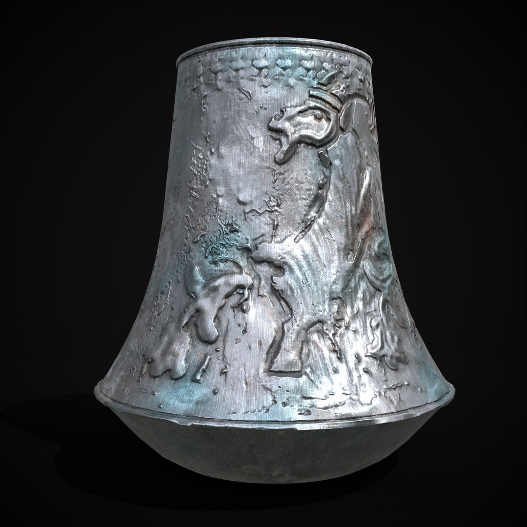 Elamite Silver Vessel 3D Model - TurboSquid 2085890