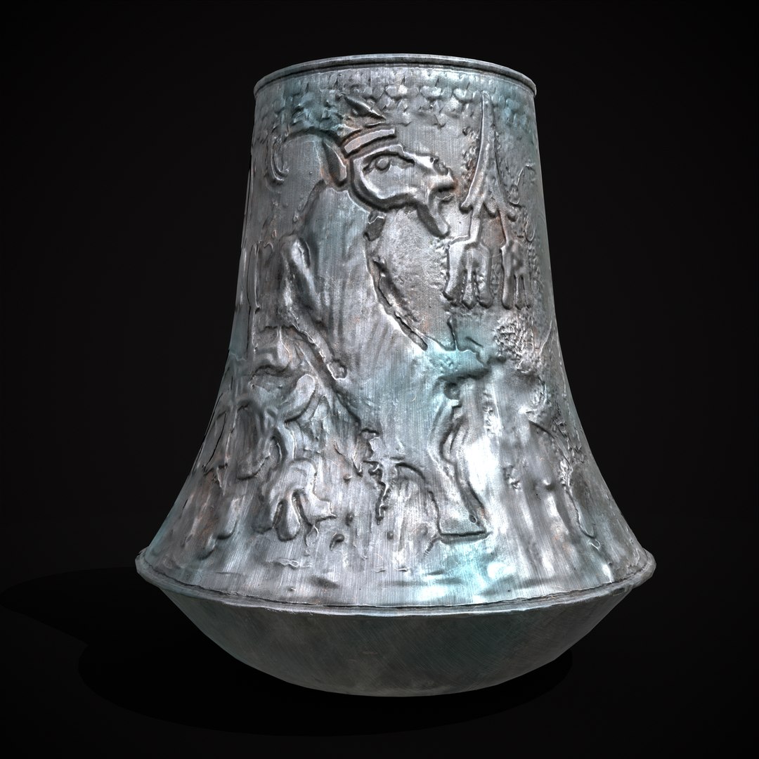 Elamite Silver Vessel 3D Model - TurboSquid 2085890