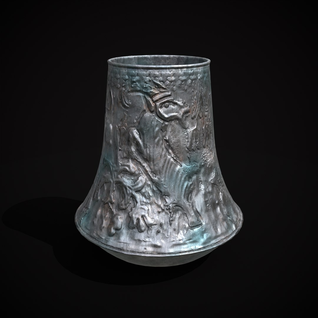 Elamite Silver Vessel 3D Model - TurboSquid 2085890