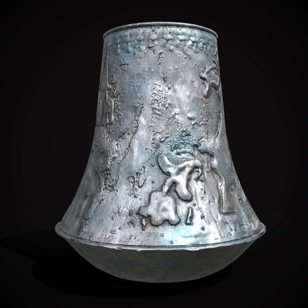 Elamite Silver Vessel 3D Model - TurboSquid 2085890