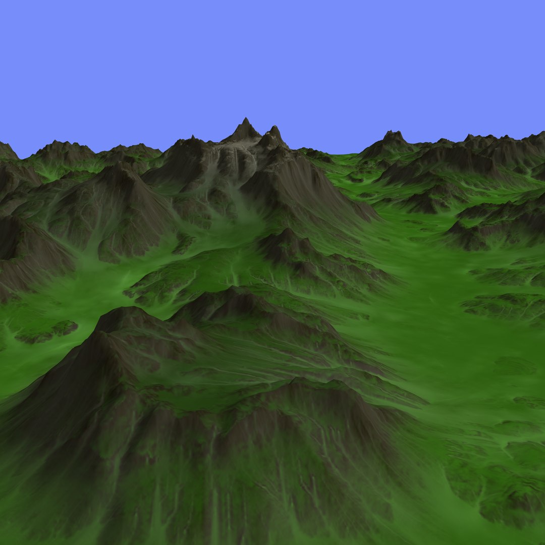 3d Model Heightmap