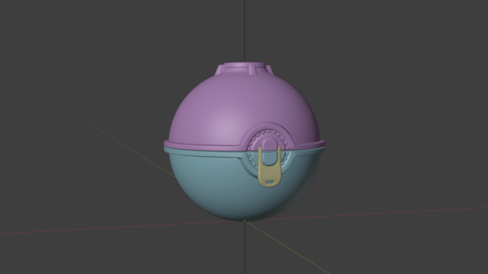 Hisui Pokeball Model - TurboSquid 2362921