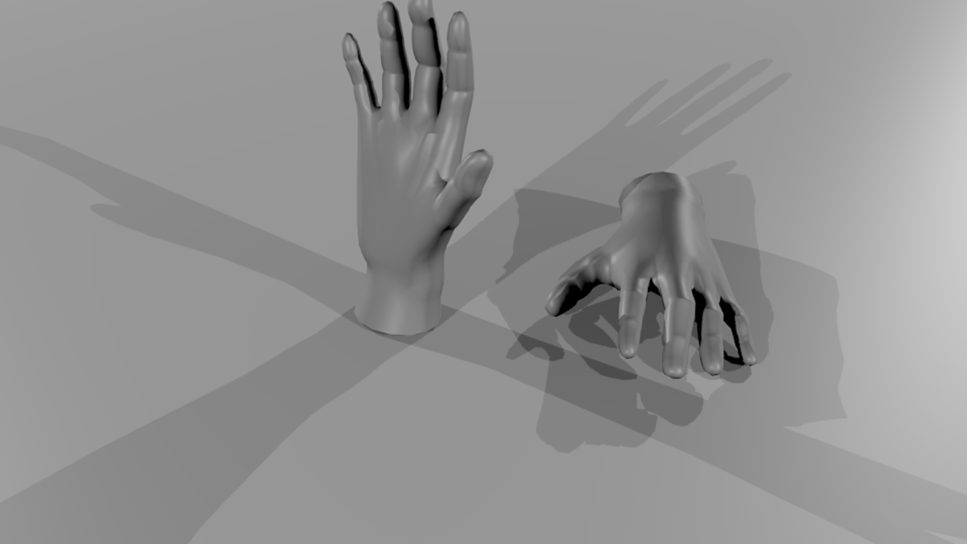 free basemesh human-hands 3d model
