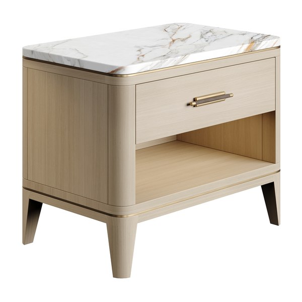 3D Frato Interiors CLICQUOT Bedside Table - TurboSquid 1972784