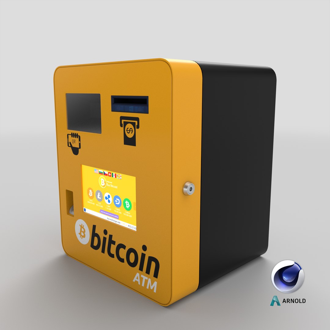 3D BTC Bitcoin ATM PBR - TurboSquid 1948037