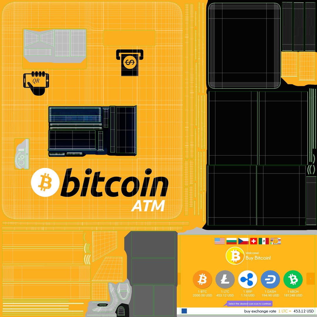 3D BTC Bitcoin ATM PBR - TurboSquid 1948037
