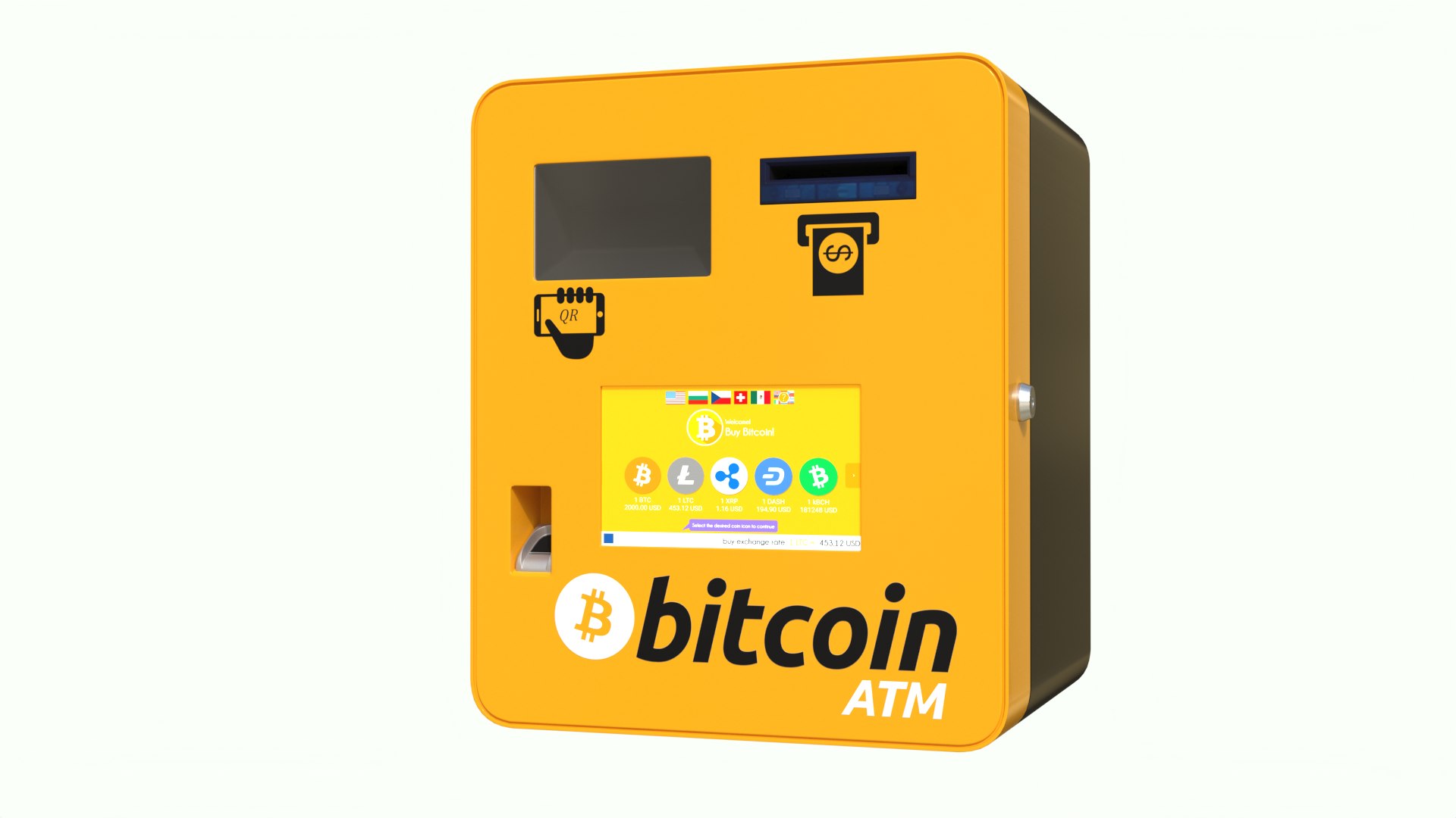 3D BTC Bitcoin ATM PBR - TurboSquid 1948037