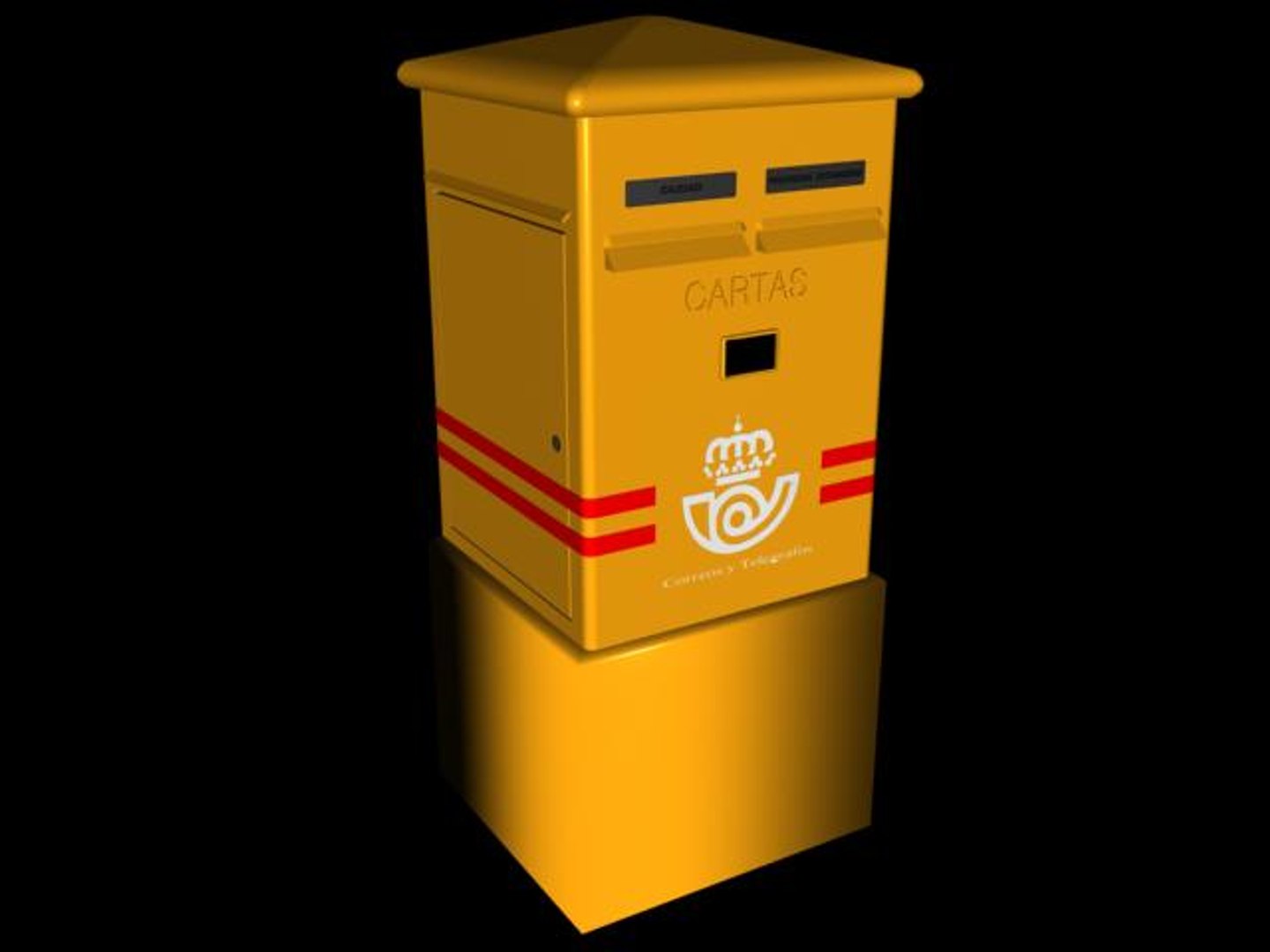 Spanish Mailbox 3d Model