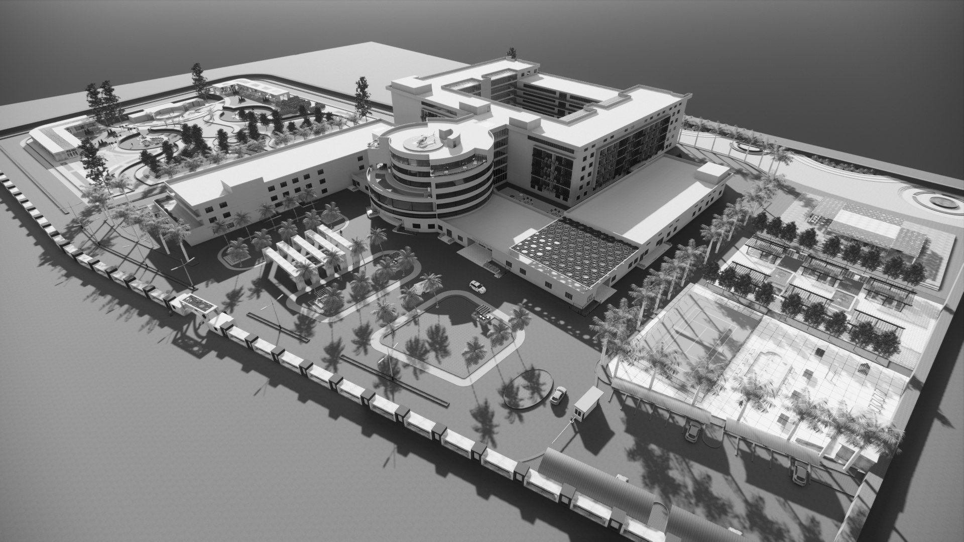 Hospital 3D Model - TurboSquid 2047963