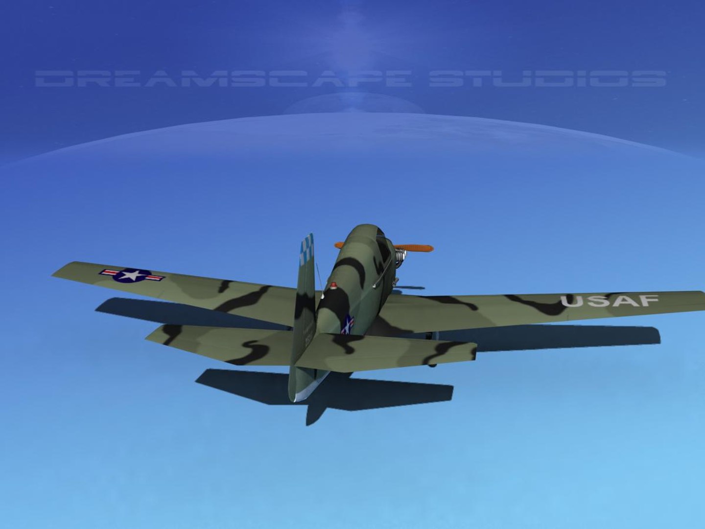 3d model built mooney m-18 mite