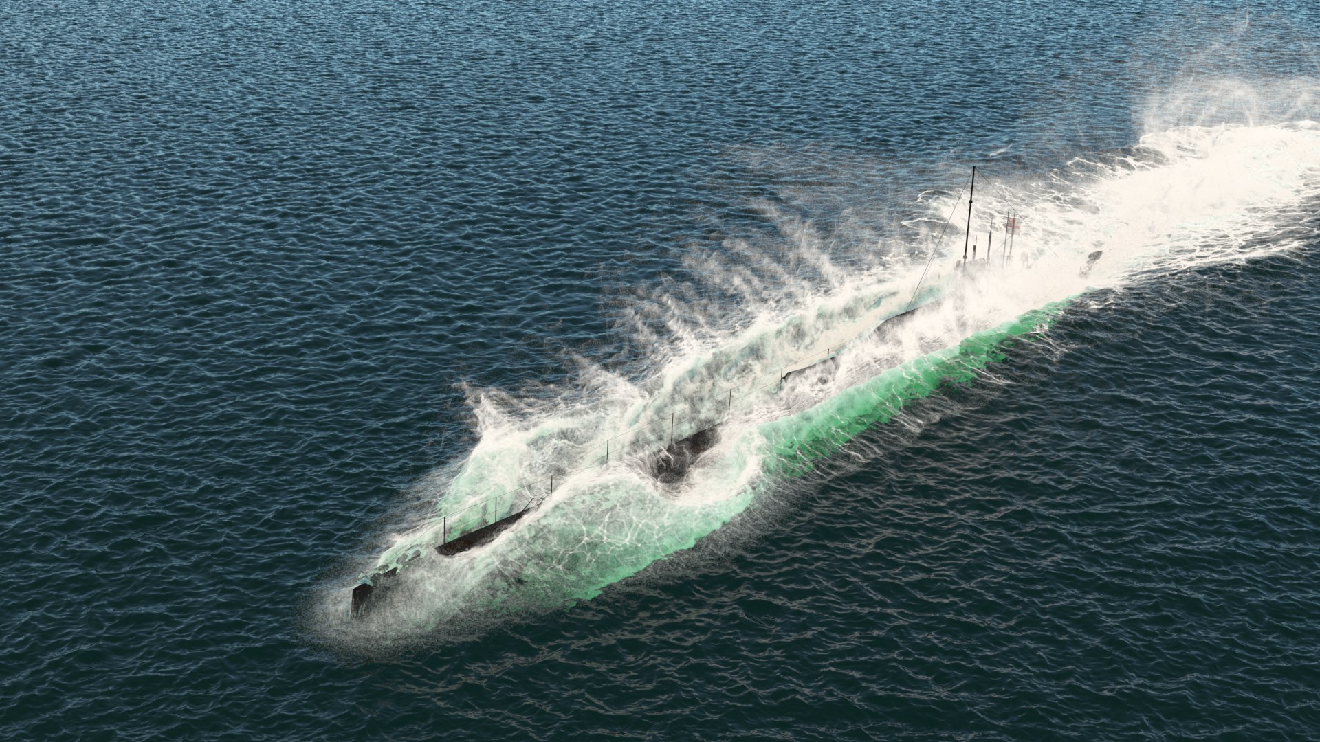 HMS M1 M-Class Submarine Dynamic Simulation 3D model - TurboSquid 2005834
