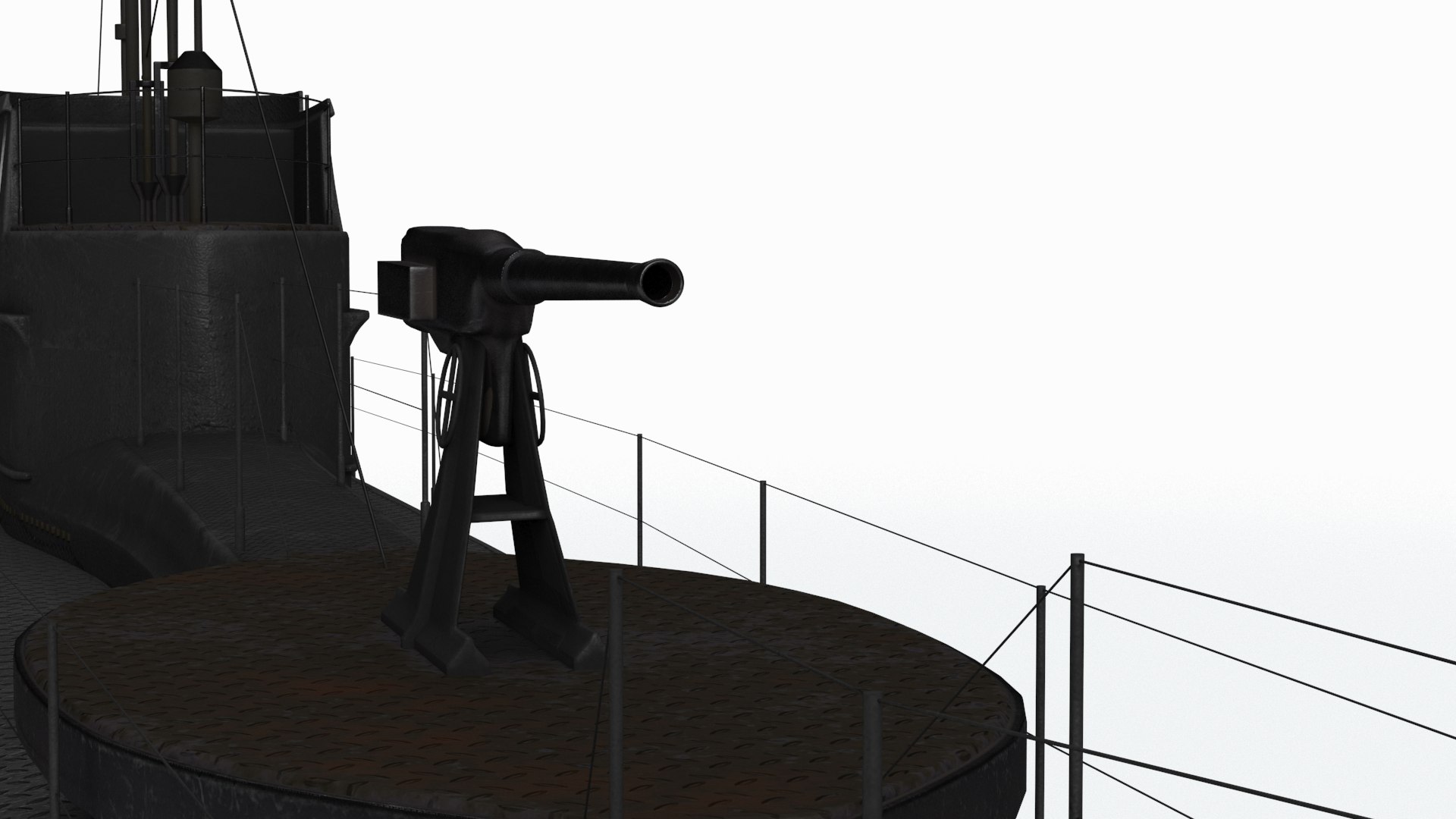 HMS M1 M-Class Submarine Dynamic Simulation 3D model - TurboSquid 2005834