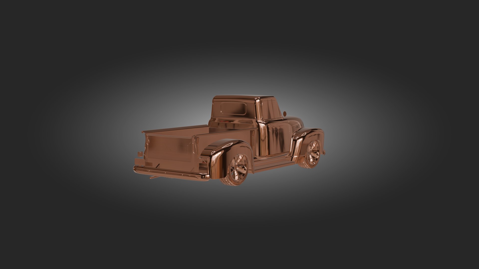 Copper Truck Toy 3D Model Model - TurboSquid 2318023