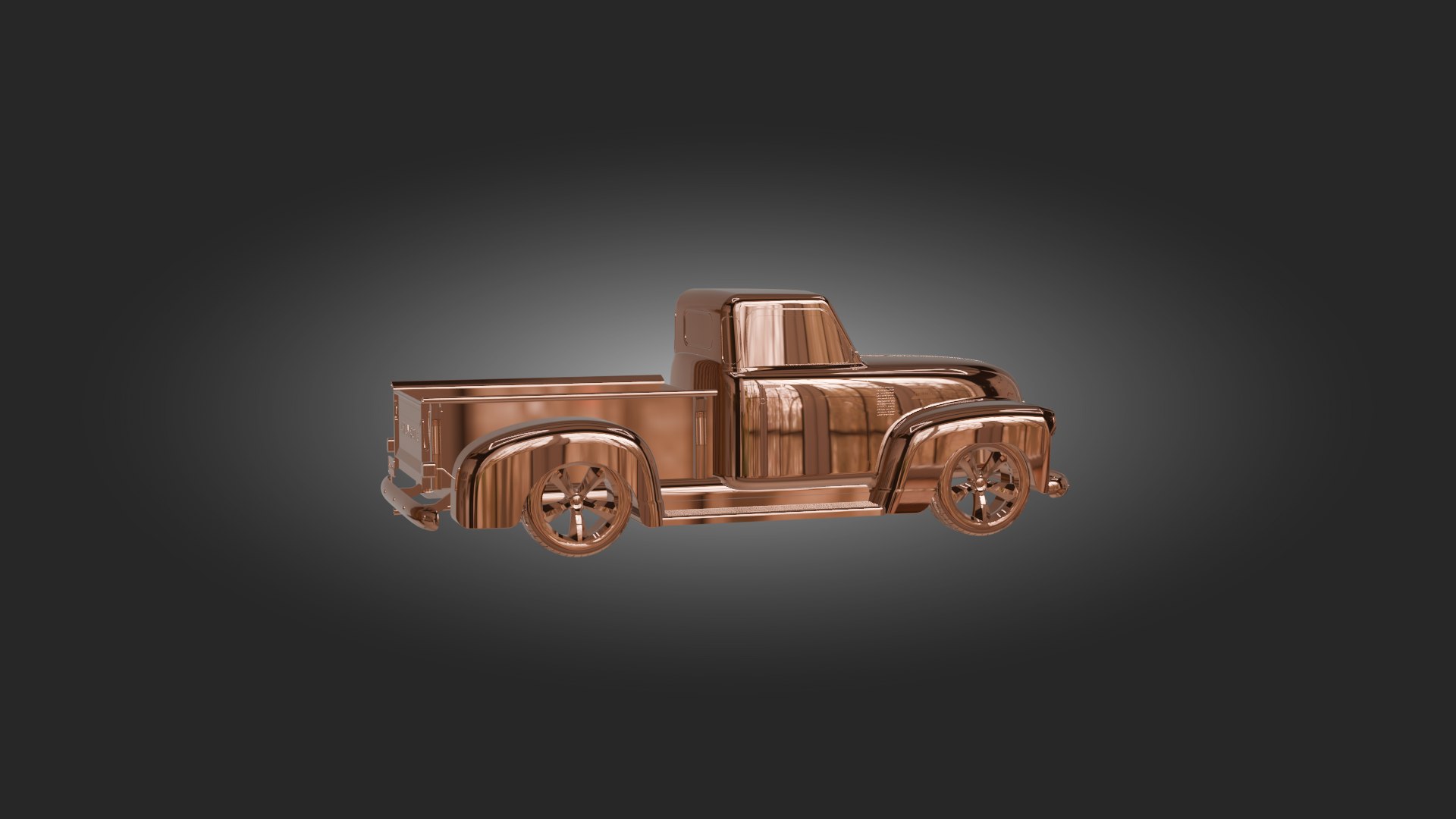 Copper Truck Toy 3D Model Model - TurboSquid 2318023