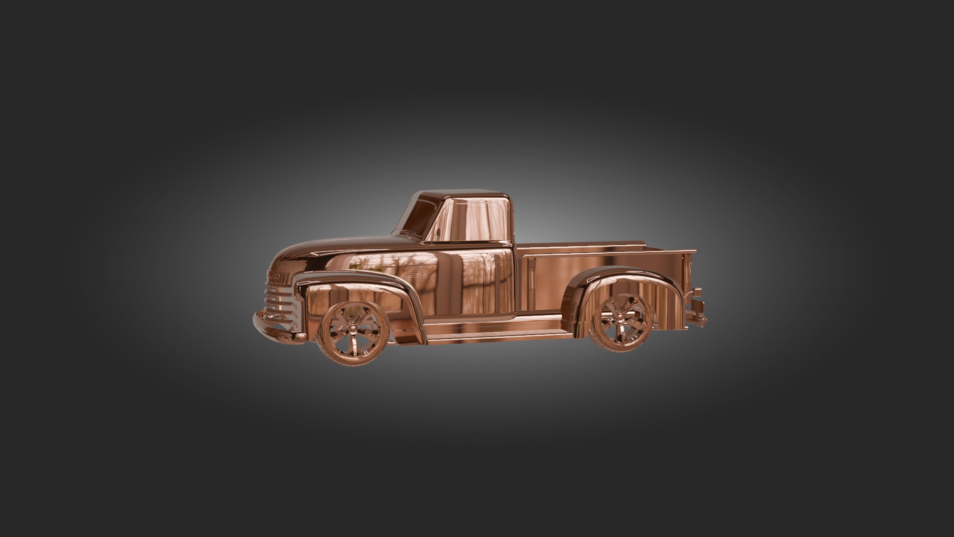 Copper Truck Toy 3D Model Model - TurboSquid 2318023