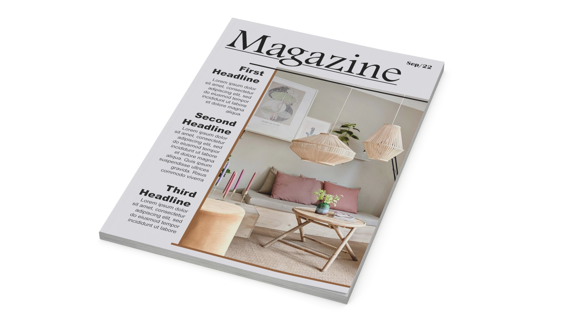 3D Mockup Magazines Collection Model - TurboSquid 2192293