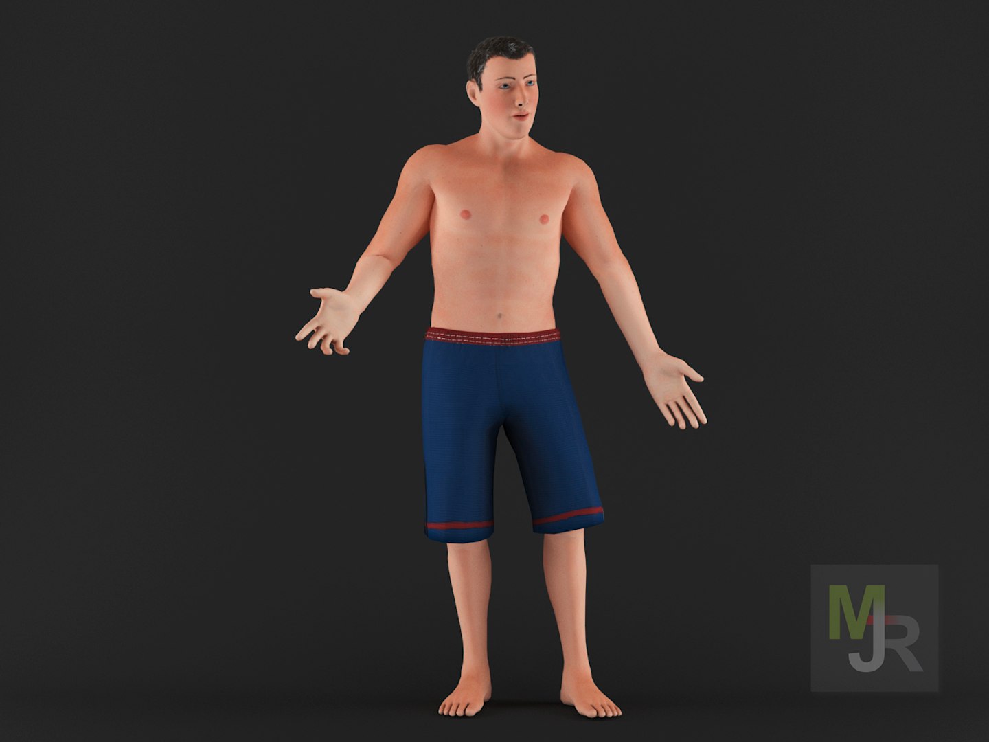 White Man 3D Model - TurboSquid 1287354