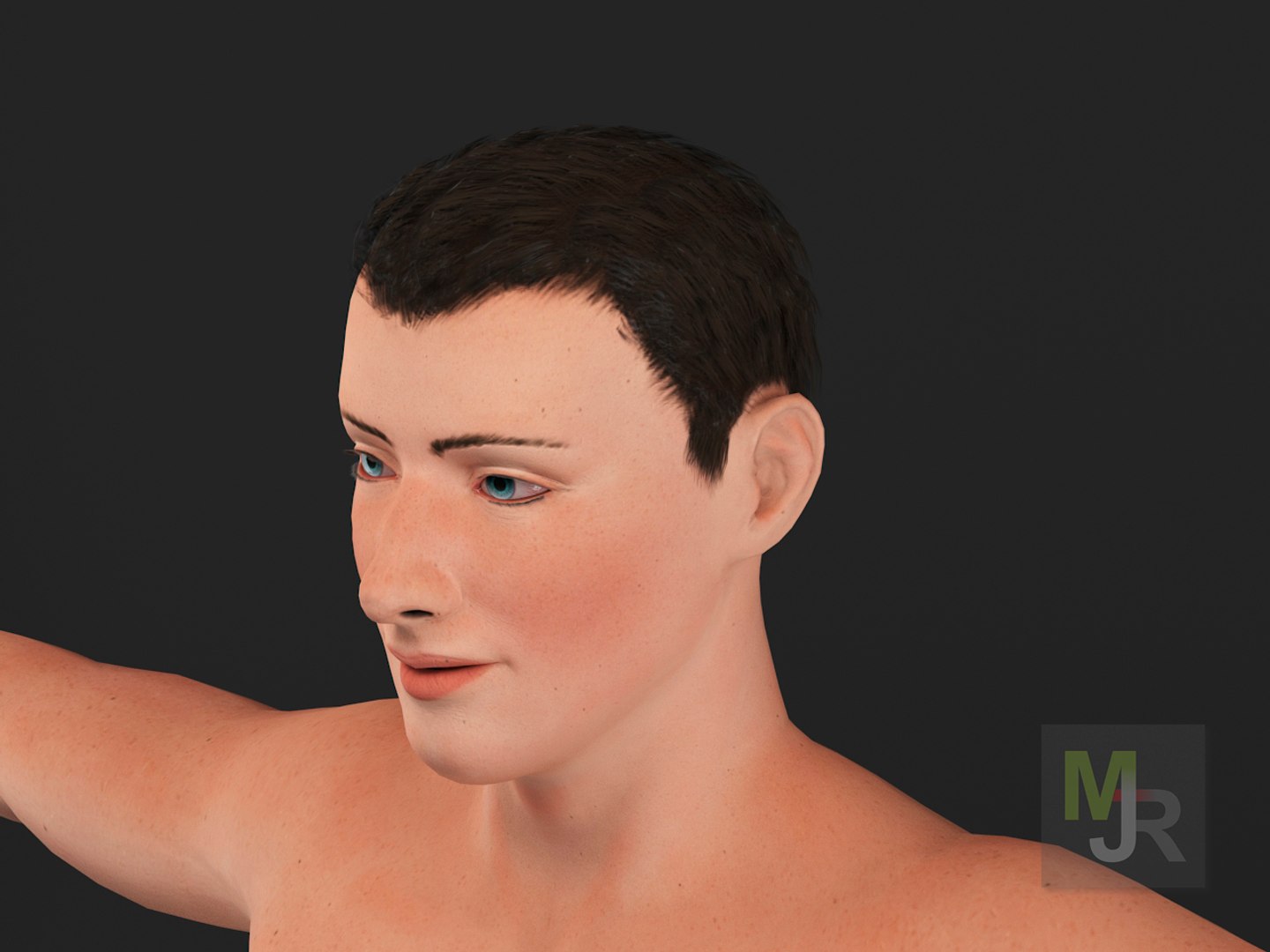 White Man 3D Model - TurboSquid 1287354