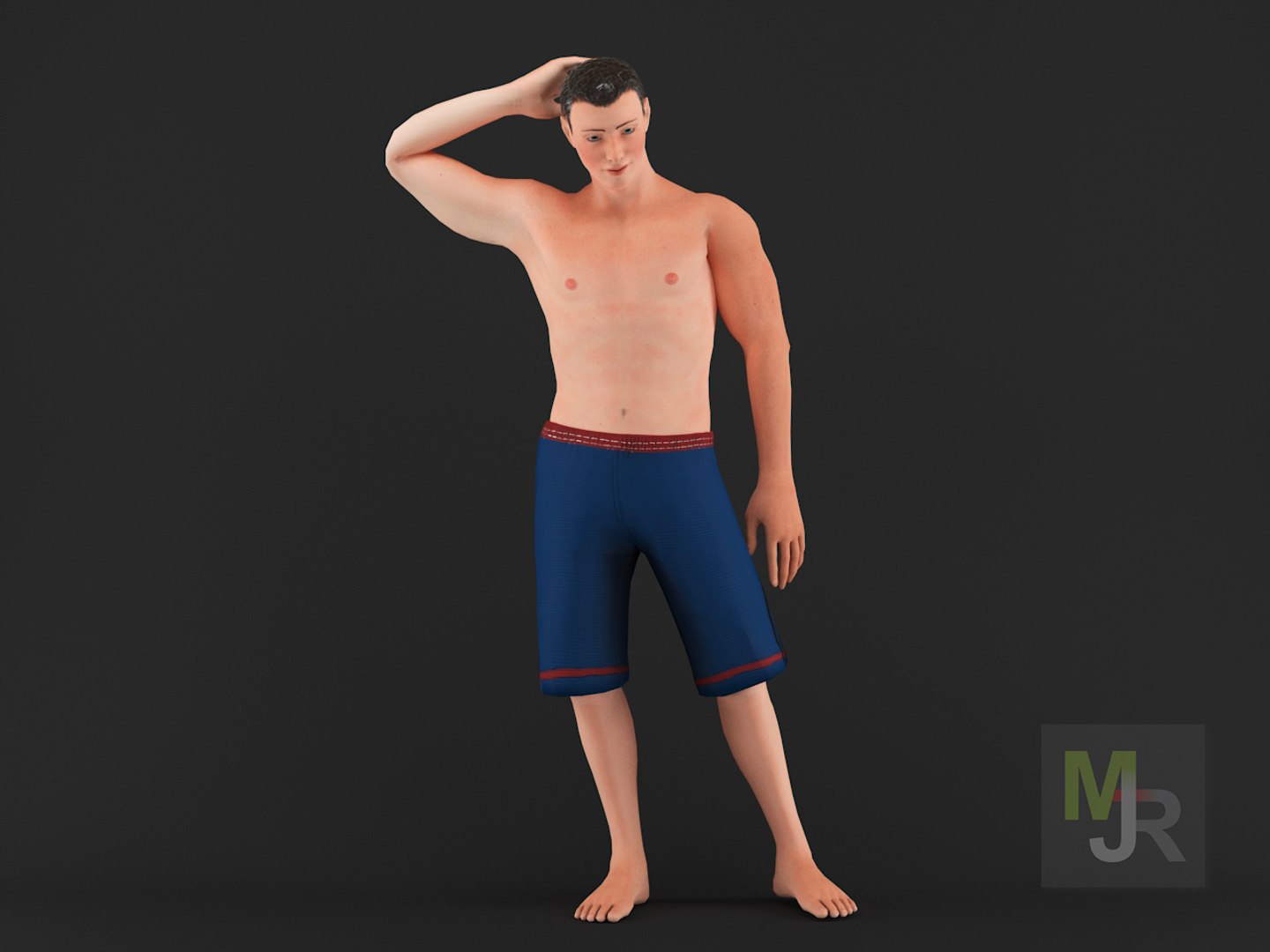 White Man 3D Model - TurboSquid 1287354