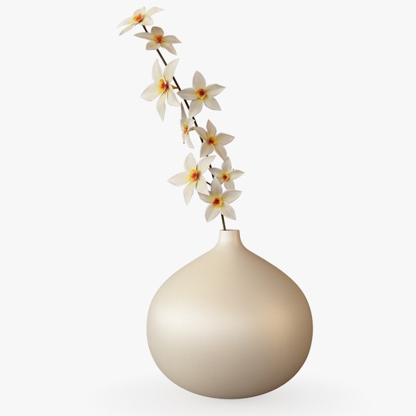 3ds max decorative flower vase