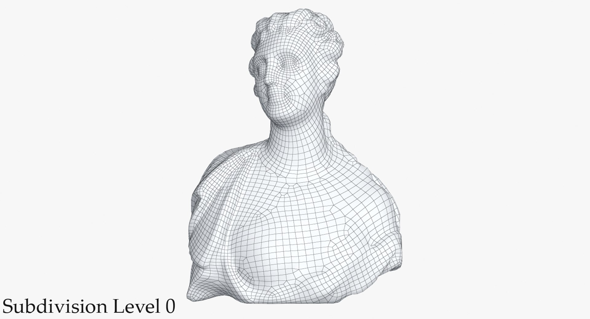 3D Woman Bust - TurboSquid 1184050