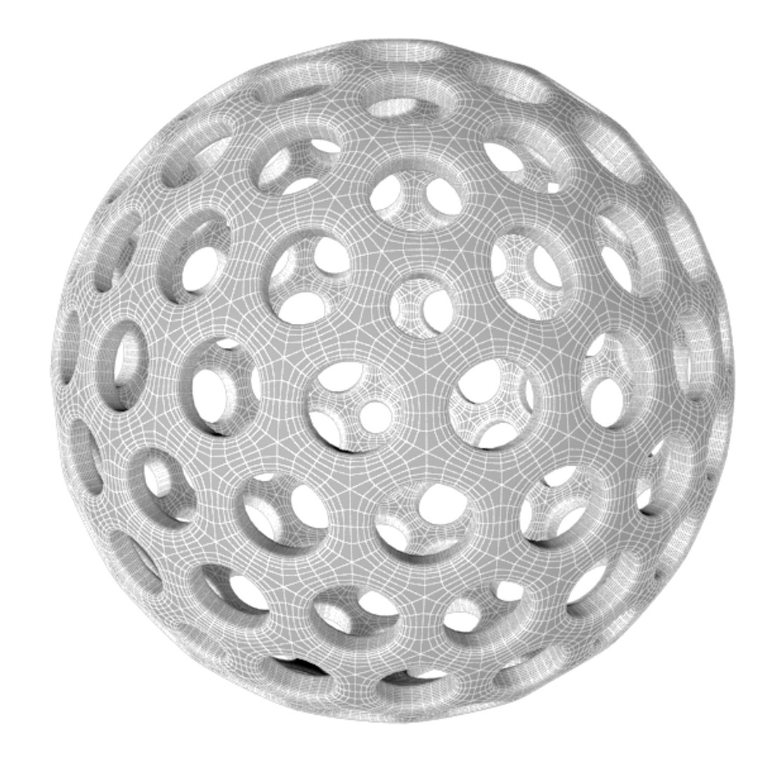 Spheres Holes 3d Max