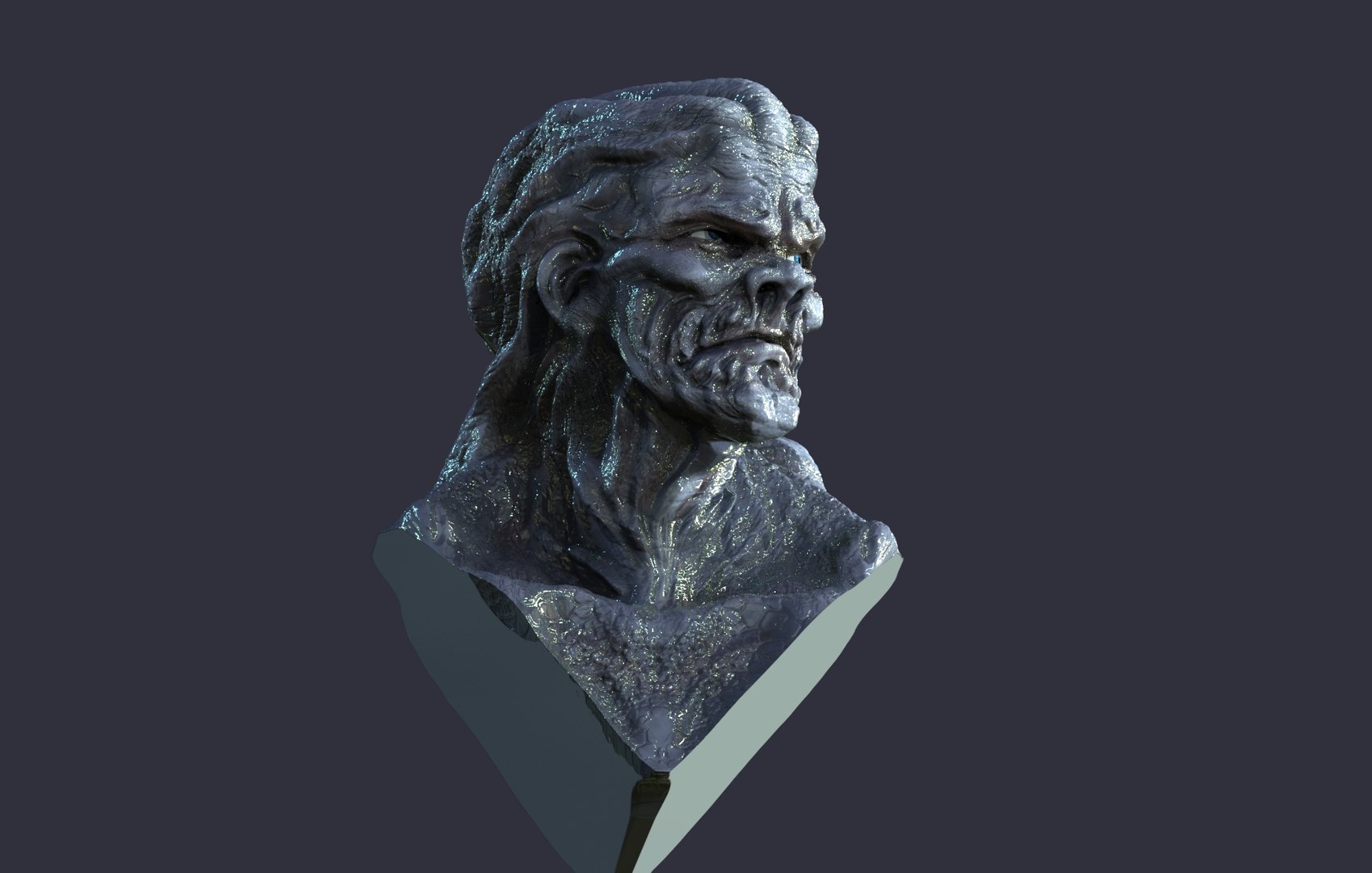 3d Monster Head Model