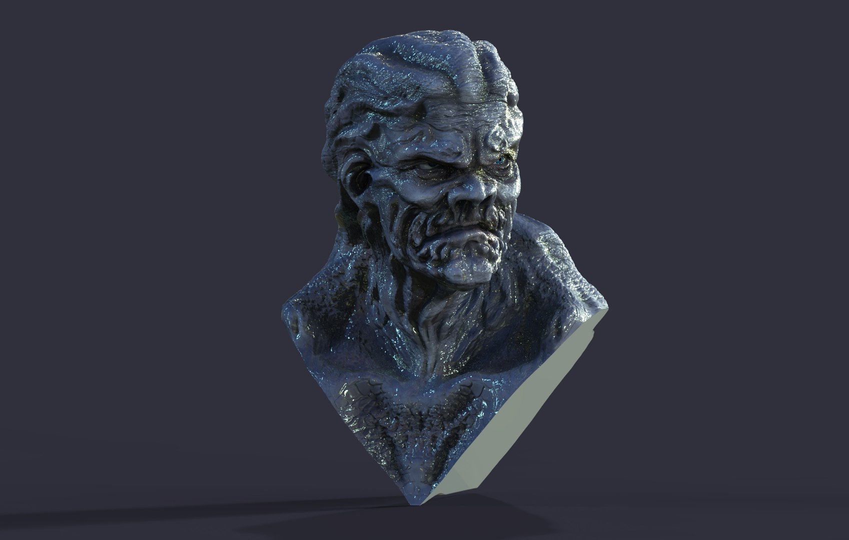 3d Monster Head Model